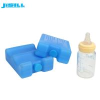 China Breast Milk Lightweight Blue Ice Packs Cooler Ice Blocks 4 Can Non Toxic for sale