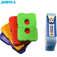 China Reusable food-grade cooling rigid ultra-thin ice packs for lunchboxes, cold gel for sale