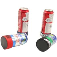 China Round Custom Gel Can Cooler Holder Portable with HDPE Materials for sale