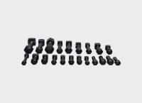 China Black Oxygen Surface Track Bolts And Nuts 4F3650 Bulldozer Excavator Spare Parts for sale