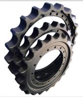 China Aftermarket Undercarriage Excavator Spare Parts Sprocket Wheel Yellow / Black Color for sale
