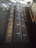 China NB TIG Brand  High Mn Material JCB Flat Cutting Edges , Single Beveled JCB Blades For Loader for sale