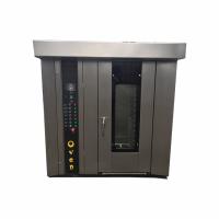 China 100Kg/H Industrial Rotary Baking Oven with 16 Trays 400×600mm | 3.8kW Electric/Gas/Diesel for sale