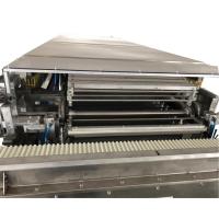China Pocky Biscuit Chocolate Coating Machine 1300kg/h with Nuts Decoration and Air Cooling System for sale