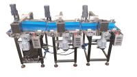 China P307 Automated 3-Row Protein Bar Making Machine with Chocolate Coating - 40-60pcs/min, 0.6kW Power for sale