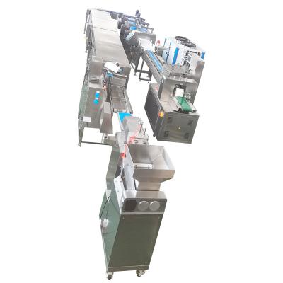 China P307 Automated 3-Row Protein Bar Making Machine with Chocolate Coating - 40-60pcs/min, 0.6kW Power for sale