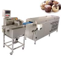 China 3KW Protein Ball Rolling Machine 10-120pcs/min Production Line for 25mm Halal Chocolate Balls for sale