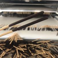 China 1300kg/h Chocolate Enrober Machine with Air Cooling for Pocky Sticks Double Coating Production Line - 800-1200 Sticks/Min for sale