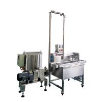 China PAPA PE15 Chocolate Enrober Machine with 15 kg/h Output and 220V Power for Biscuits, Cookies & Candy for sale