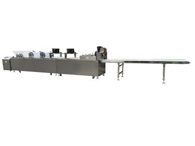 China Automated Caramel Bar Production Line 100-600 kg/hour with PLC Control and Stainless Steel Construction for sale