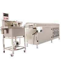 China Small Chocolate Enrober Machine for Pet Food Coating 200mm Belt Width 1.8KW Power for sale