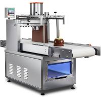 China 60KG Electric Chocolate Enrober Machine 220V 3.1kW with 6-Zone Cooling Tunnel for Industrial Confectionery Production for sale