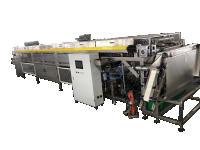 China 1300kg/h Chocolate Enrober Machine with 600mm Belt Width for Finger Biscuit Production for sale