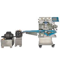 China Automatic Rice Ball Encrusting Machine Model P160 - 60-90 pcs/min Capacity, 220/380V Voltage for Onigiri Production for sale