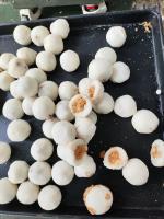 China Automatic Rice Ball Encrusting Machine Model P160 - 60-90 pcs/min Capacity, 220/380V Voltage for Onigiri Production for sale