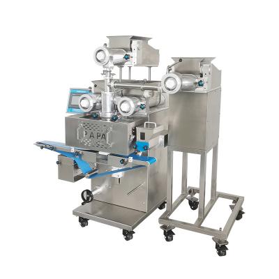 China P188 Four Hoppers Encrusting Machine for 3-Fillings Ball Products with 380V Power and 400kg Weight for sale
