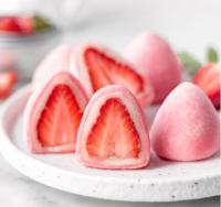 China Automatic Strawberry Mochi Machine with Whole Fruit Handling, 1000-5000 pcs/hr Capacity, 220V/380V Power for sale