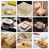China Automatic Peanut Rice Sesame Candy Bar Production Line 100-500kg/hour with PLC Control for sale