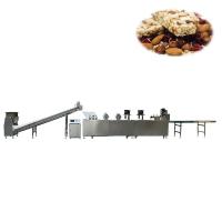 China Industrial Slab Forming Bar Machine 380V 100-500kg Hour for Nutrition Cereal Protein Bars for sale