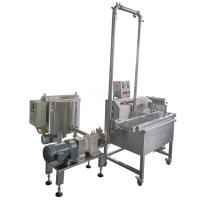 China 30kg Small Chocolate Enrober with Melting Tank Pump 220V 2.8kW for sale
