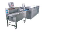 China 30cm Belt Width Chocolate Coating Machine 200kg per Hour Stainless Steel for sale