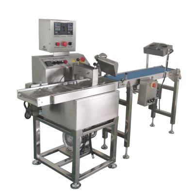 China 8KG Small Chocolate Enrober 1M Conveyor Belt 220V for Boutique Workshops for sale