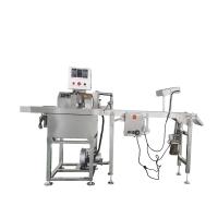 China 8KG Small Chocolate Enrober 1M Conveyor Belt 220V for Boutique Workshops for sale