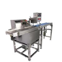 China Stainless Steel 304 Chocolate Enrobing Machine 220V Single Phase 15kg Batch for sale