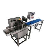 China Stainless Steel 304 Chocolate Enrobing Machine 220V Single Phase 15kg Batch for sale
