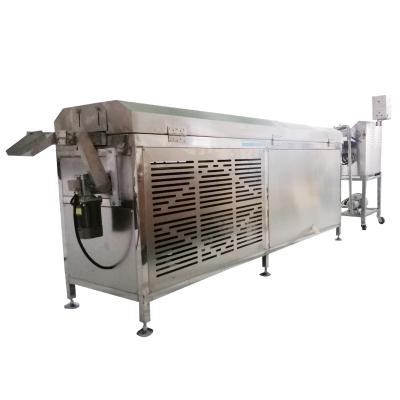 China Stainless Steel 304 Chocolate Enrober Machine 8kg Capacity with 3.2m Cooling Tunnel for sale