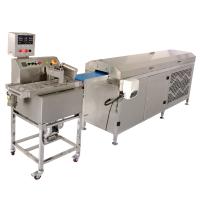 China Stainless Steel 304 Chocolate Enrober Machine 220V 10-25kg/h Capacity with Touch Screen for Enrobing Line for sale