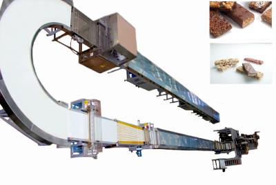 China P330 Automatic Nougat Toffee Candy Bar Forming Cutting Machine 100-200KG/H PLC Servo Controlled for sale