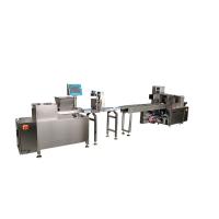 China Automatic Double Layer Sandwich Protein Bar Making Machine with 40-80pcs/min Output and 304 Stainless Steel Construction for sale
