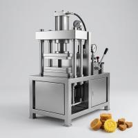 China Palm Sugar Brick Making Hydraulic Press Machine 35 Ton Capacity Semi-Automatic for sale