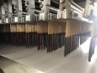 China Pocky Biscuit Chocolate Coating Machine 900 Model 450-500 pcs per Minute for sale