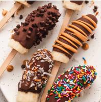 China Chocolate Dipped Frozen Banana Enrober Machine Stainless Steel 304 Continuous Coating Line for sale