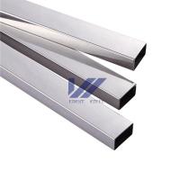 China 100x50x5mm 180# HL Stainless Steel Box Section SS 304 Welded Pipe Rustproof for sale