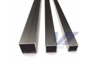 China Polished Bright Stainless Steel Hollow Section SS Rectangular Pipe 6meter for sale