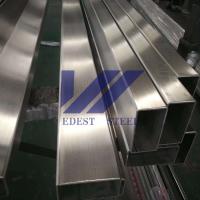 China SS304 Stainless Steel Hollow Section Profile SS Rectangular Tube 6m 12m Length for sale