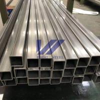 China Brushed Surface Stainless Steel Rectangular Box Section 10x20mm-600x800mm for sale