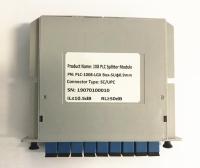 China 1x8 Plug-in Type SC/UPC Fiber Optical PLC Splitter - 1260-1650nm Wavelength, 10dB Insertion Loss for sale