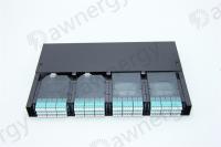 China Fixed Type 1U 144 Core High Density Patch Panel with 483x371x44mm Dimensions and MPO/Splice Cassette Compatibility for sale