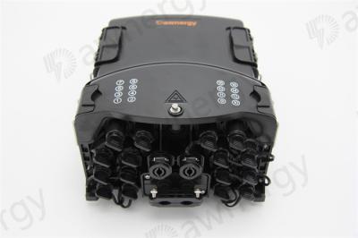 China 16 Core Fiber Optic Distribution Box For 16 Pcs PLC Mini SC Waterproof Type for sale