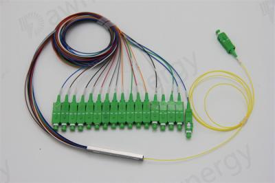 China 1x17 Mini Type SCAPC Fiber PLC Splitter for sale
