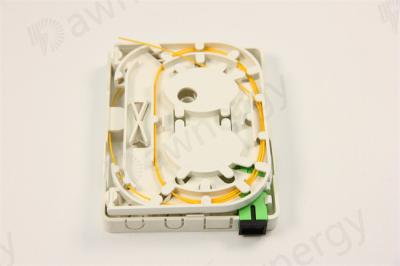 China DA-FDB-2G-A-8-x Fiber Optic Distribution Box with 2 SC Adapters, 105x82x23mm Waterproof FTTH Enclosure for sale