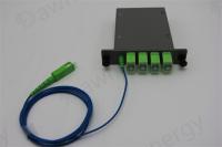 China Plug-In Type SC APC Fiber Optical PLC Splitter 1x4 1x8 1x16 1260-1650nm for sale