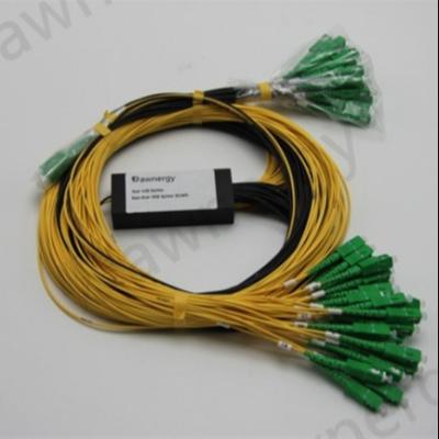 China Single Mode Hybrid PLC Splitter MPO Connector 1x2 900µm Fiber G657A1 for sale