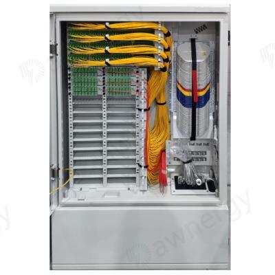 China DA-OCC-256F-GXFS Fiber Distribution Cabinet 256 Core Capacity IP55 Rated 65x20x110cm for sale