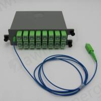 China 1x4 1x8 1x16 Plug-In Type SC APC PLC Fiber Optic Splitter 1260-1650nm for sale