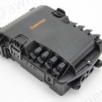 China 8 Core Fiber Optic Distribution Box IP65 Mini Type Waterproof 295x220x110mm for sale